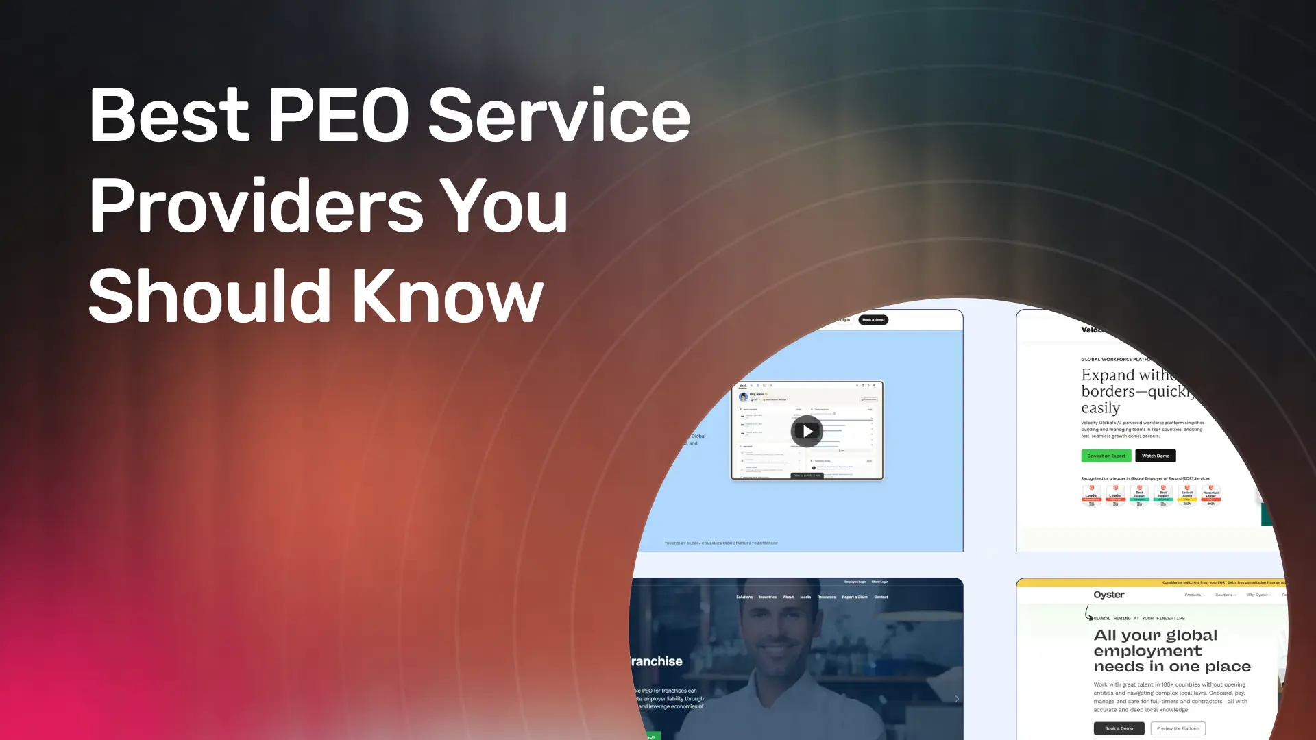 10 Best PEO Companies to Work With in 2025